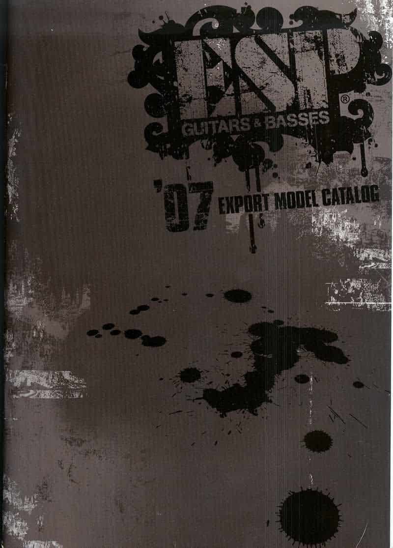 ESP 2007 Export Guitar Catalogue - Vintage Japan Guitars