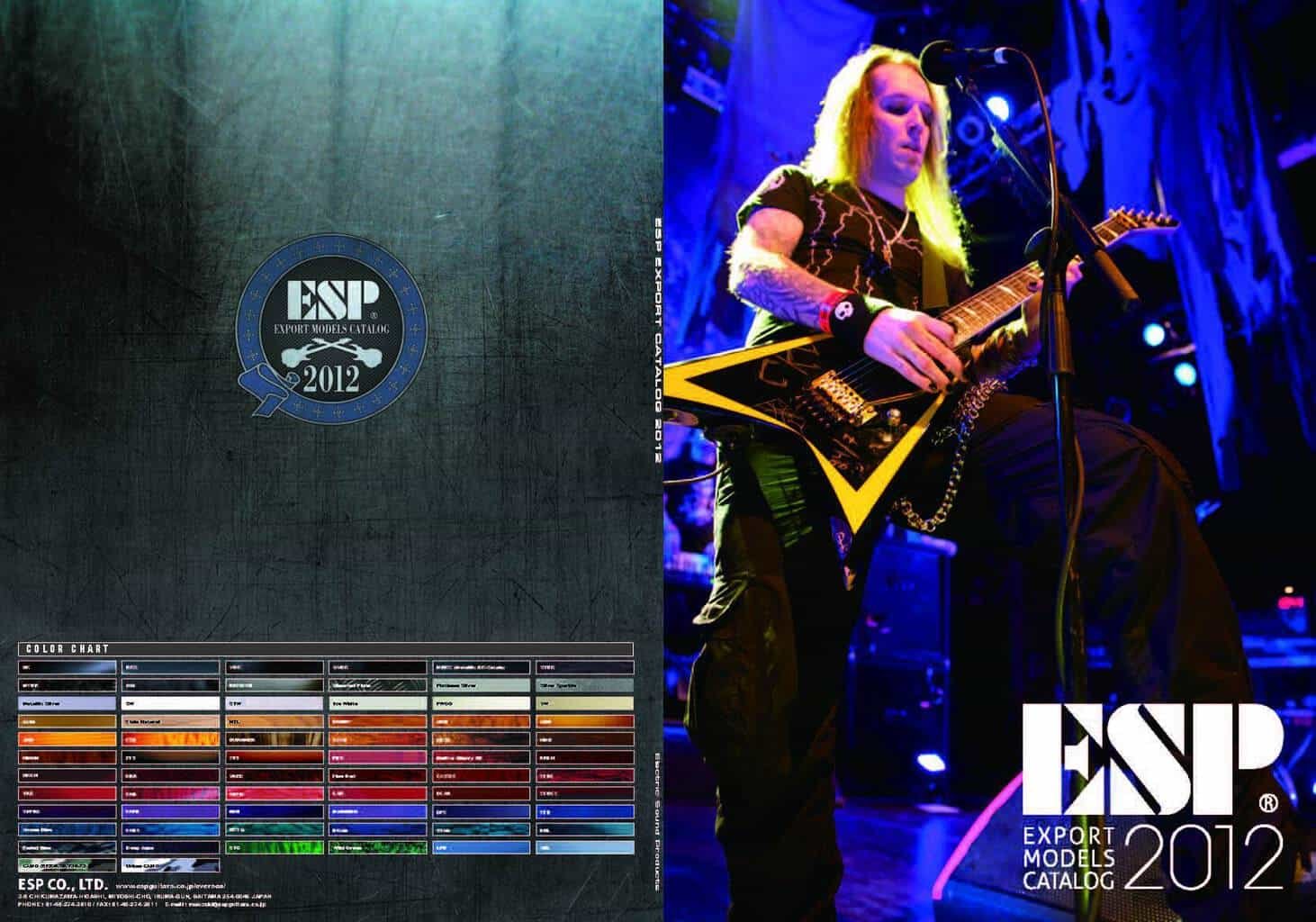 ESP 2012 Export Guitar Catalog - Vintage Japan Guitars